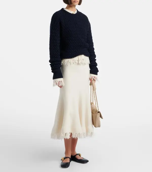 Bottega Veneta Lucy Embellished Leather Mary Jane Flats