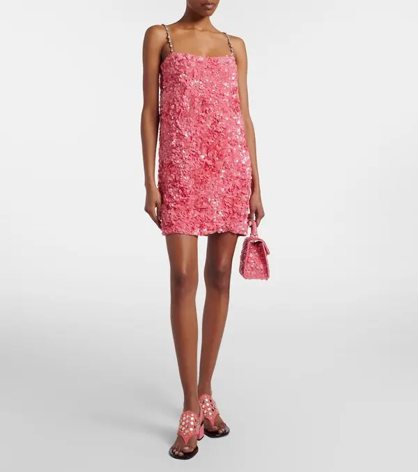 Valentino Garavani Vsling Mini Sequined Top-handle Bag