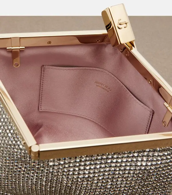 JIMMY CHOO Ganache Embellished Clutch