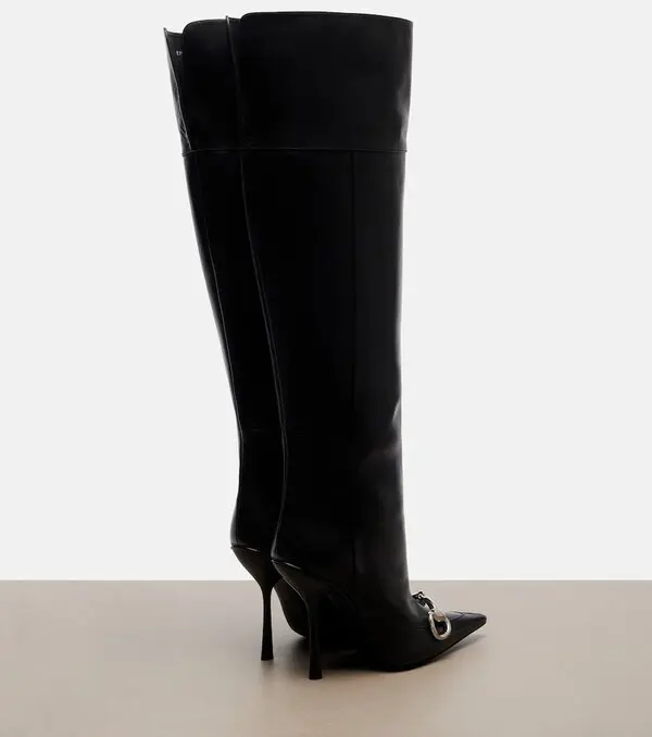 Gucci Boulevard Horsebit Leather Knee-high Boots