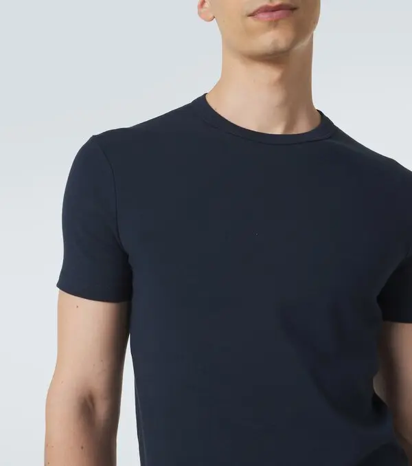 TOM FORD Cotton-blend Jersey T-shirt - Blue