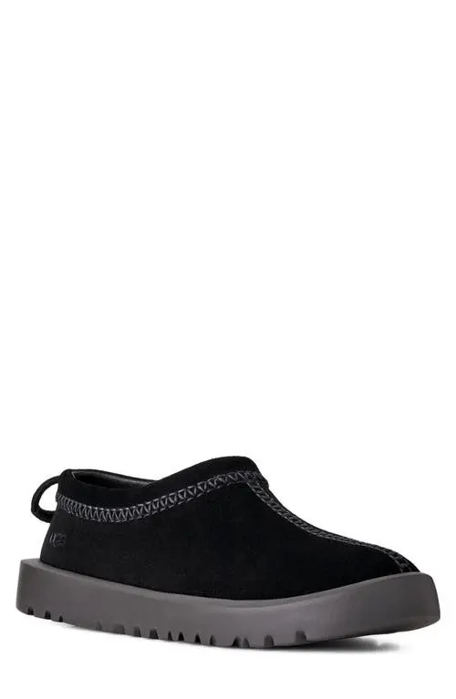 UGG Tasman Unlined Suede Slipper - Black