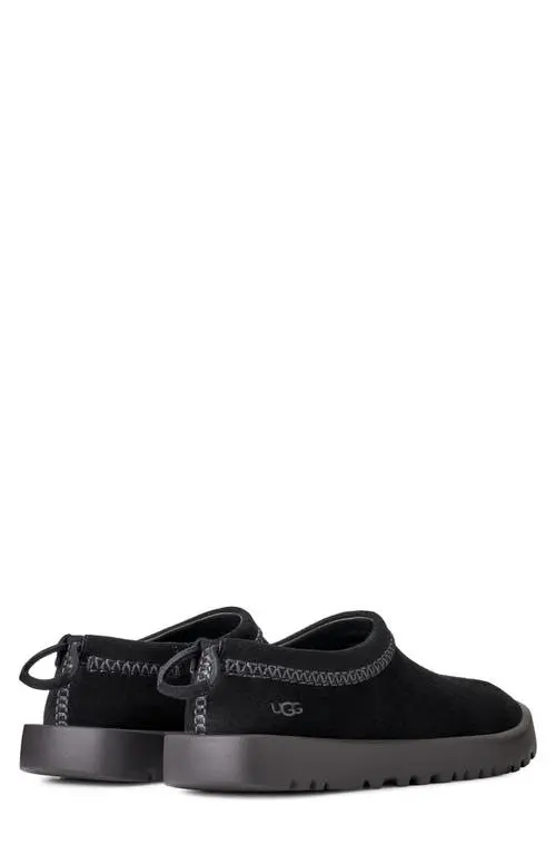 UGG Tasman Unlined Suede Slipper - Black