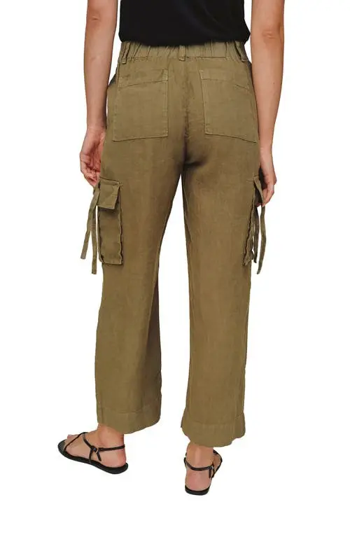 Bella Dahl Cargo Tie Ankle Linen Pants