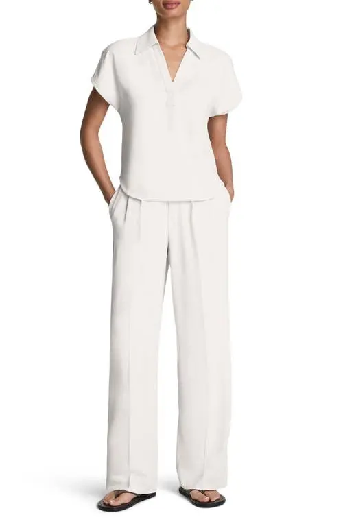 Spanx Oversize Short Sleeve Collared Shirt