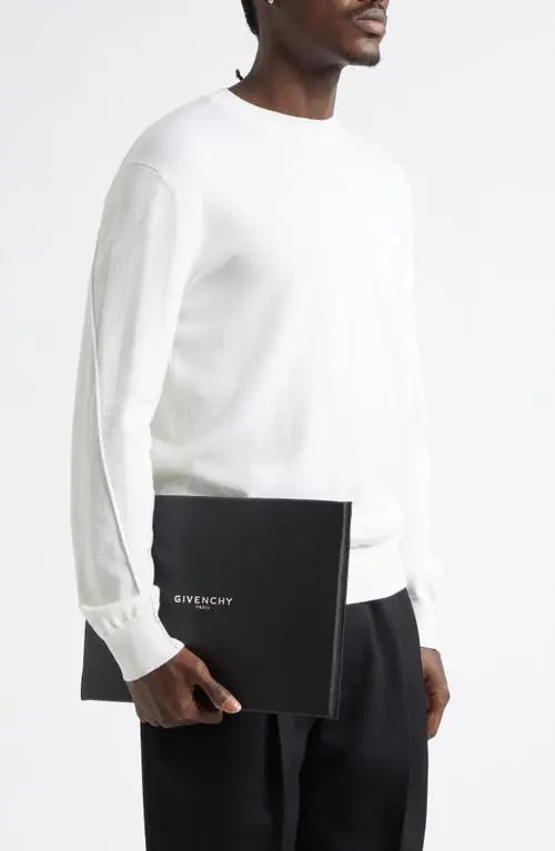 Givenchy Antigona Padded Leather Zip Pouch