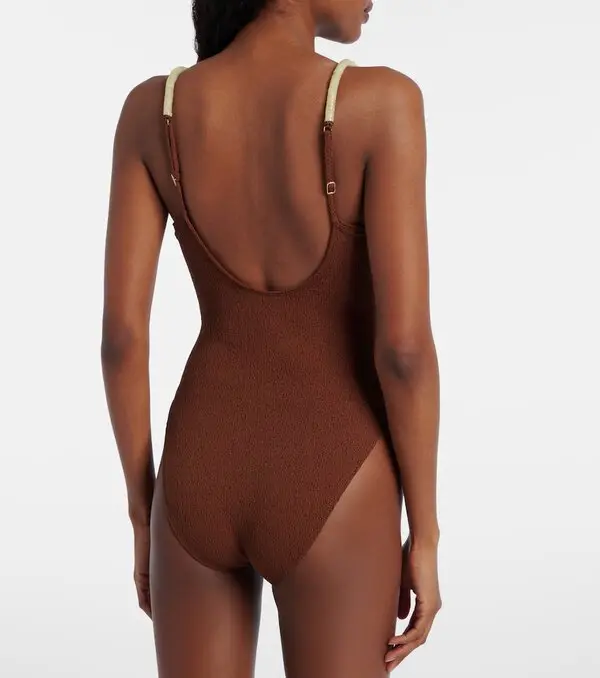 VIX PAULA HERMANNY Harper Beaded Swimsuit