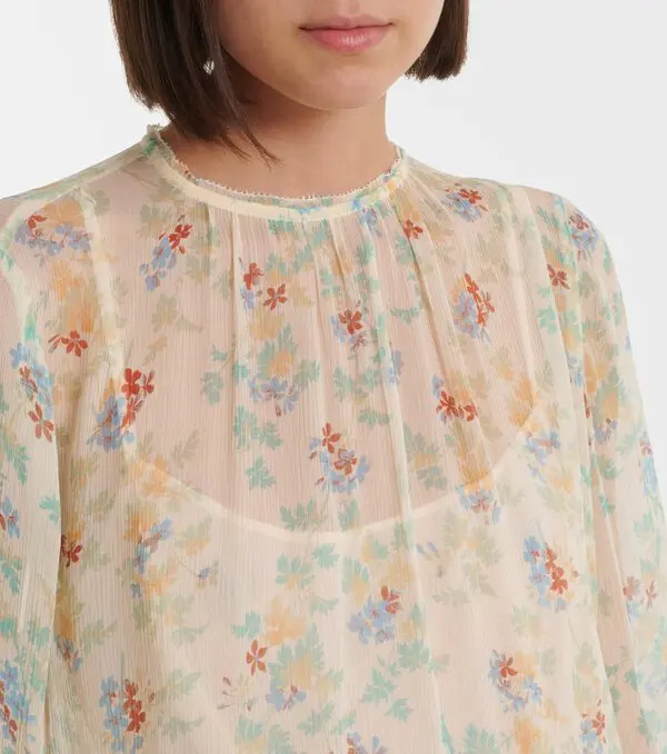 Ulla Johnson Emmeline Floral Silk Chiffon Minidress - Multicoloured