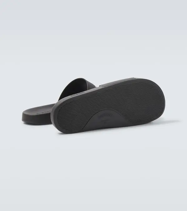 Burberry Logo Slides - Black