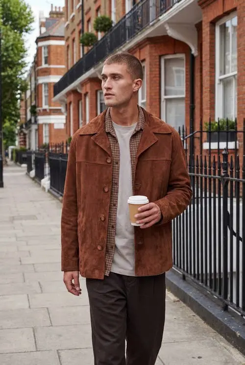 FURNIQ UK Charlie Suede Jacket