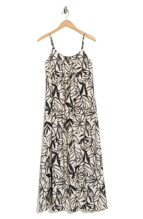 Sam Edelman Sleeveless Floral Print Maxi Dress