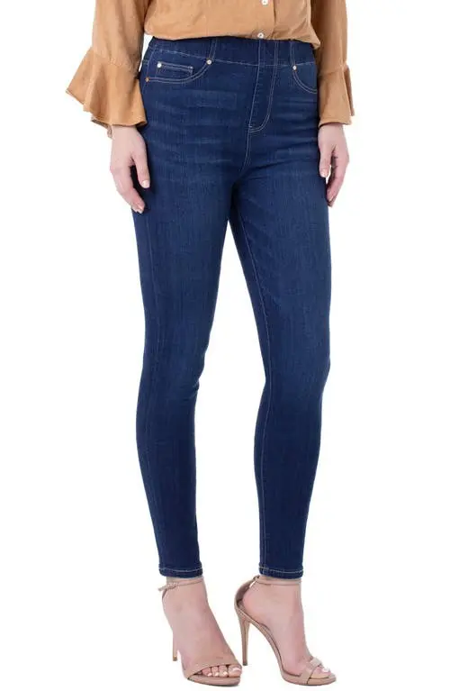 LIVERPOOL Chloe High Waist Pull-on Ankle Skinny Jeans - Raleigh