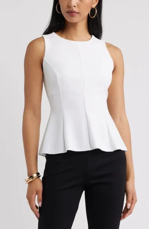 OPEN EDIT Flared Tank - White
