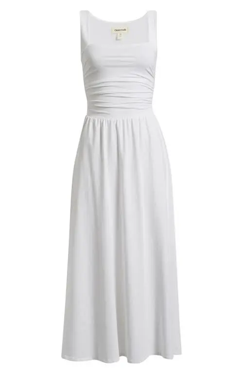 OPEN EDIT Square Neck Maxi Dress - White