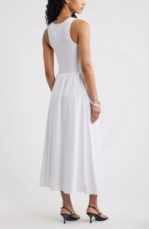 OPEN EDIT Square Neck Maxi Dress - White