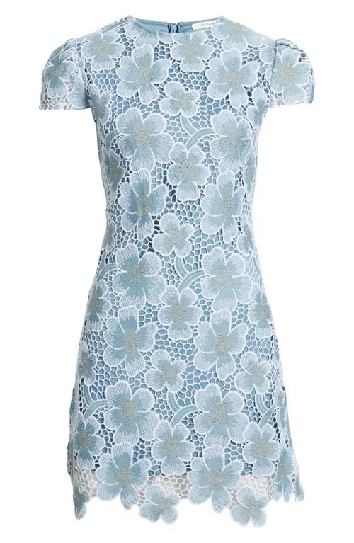 ZOE AND CLAIRE Floral Lace Cap Sleeve Dress