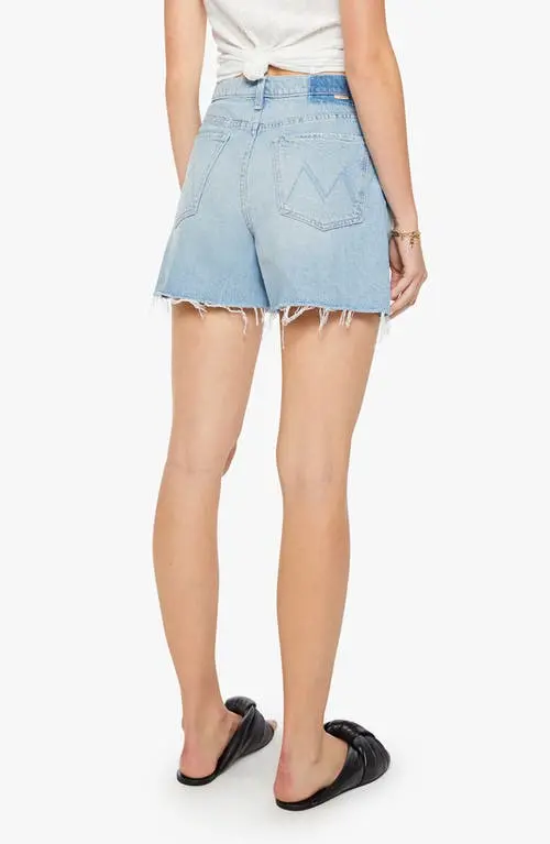 MOTHER The Extra Mile Cutoff Denim Shorts