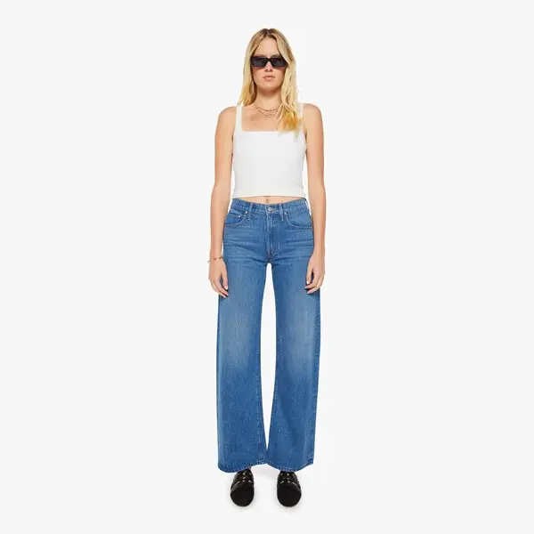 MOTHER The Mid Rise Lasso Sneak Breaking New Ground - Blue