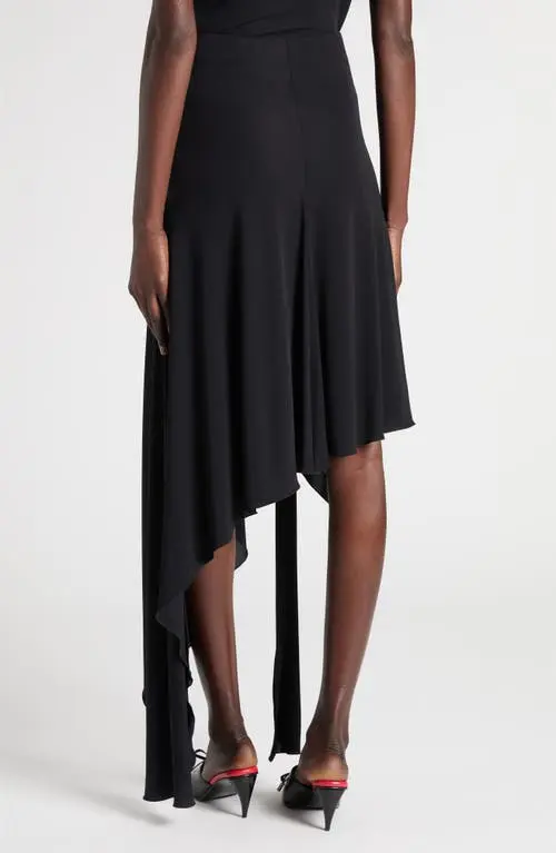 Alexander McQueen Asymmetrica Jersey Skirt