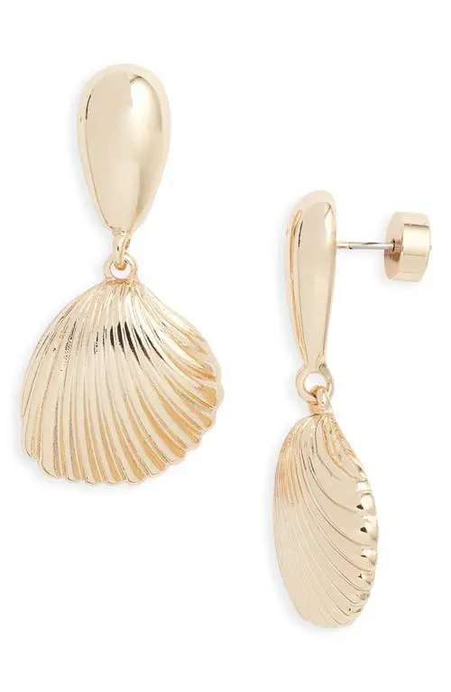 Nordstrom Scallop Shell Drop Earrings