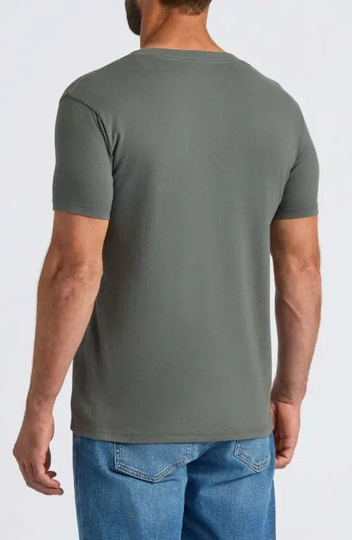 True Classic Short Sleeve V-neck T-shirt - Carbon