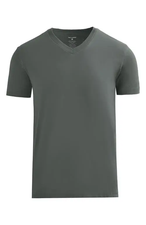 True Classic Short Sleeve V-neck T-shirt - Carbon