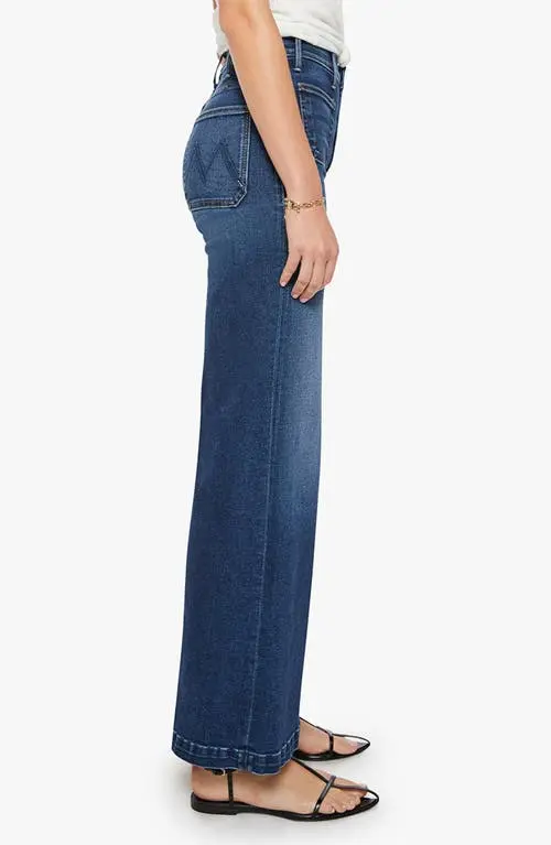 MOTHER The Hustler Roller Sneak High Waist Wide Leg Jeans