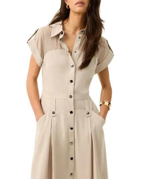 Mint Velvet Utility Midi Dress