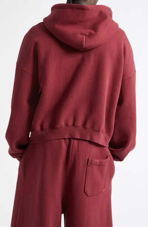 LU'U DAN Bruce Lee Cotton Fleece Zip-up Hoodie