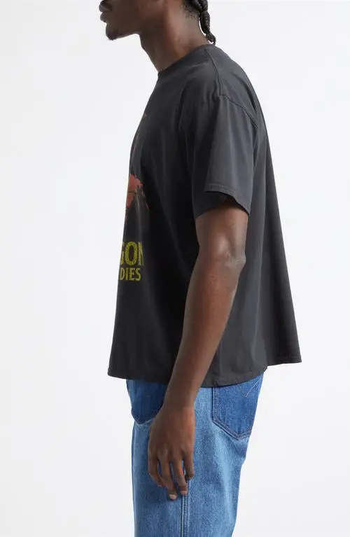 LU'U DAN Cotton Graphic T-shirt