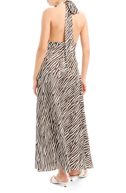 Bardot Oskar Halter Maxi Dress