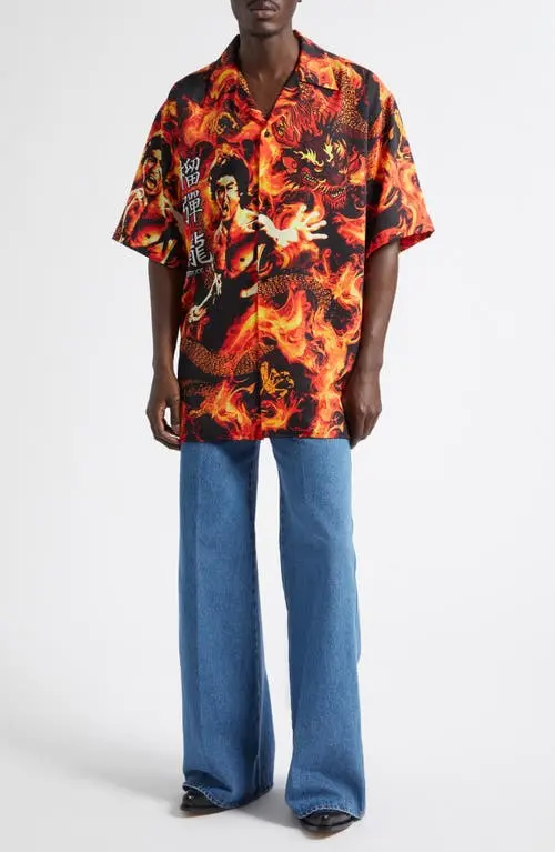 LU'U DAN Sleeve Button-up Shirt