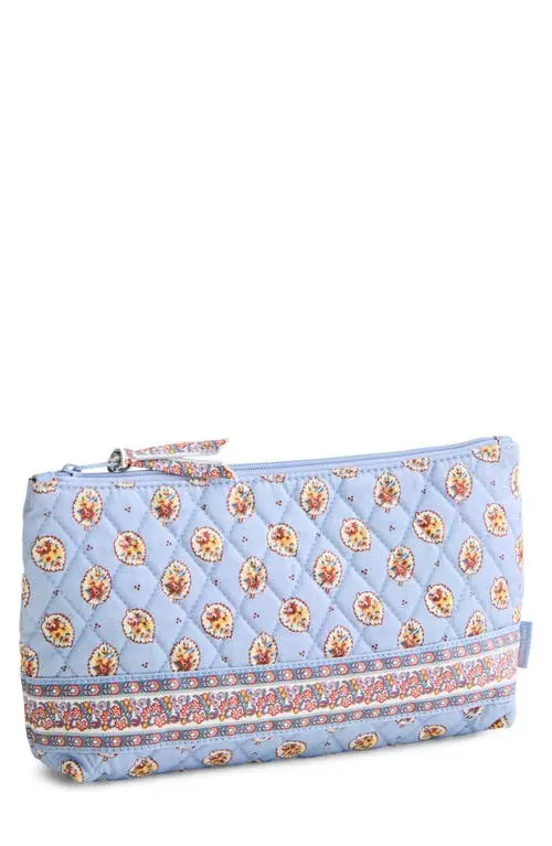 VERA BRADLEY Medium Pouch - Blue Leaf