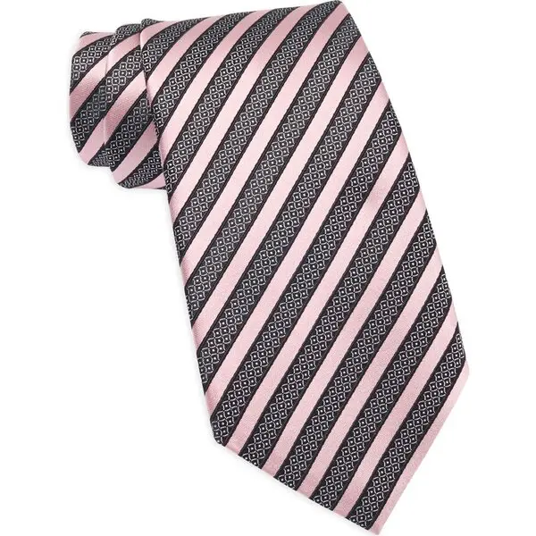 Zegna Silk & Cotton Striped Neck Ties