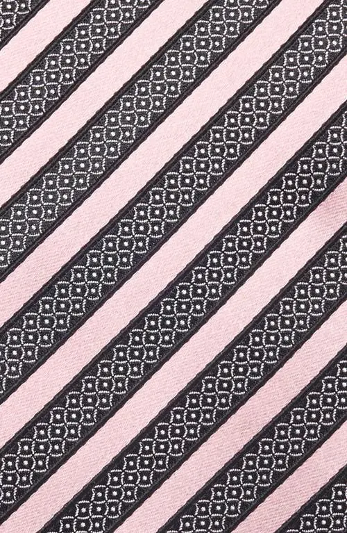 Zegna Silk & Cotton Striped Neck Ties