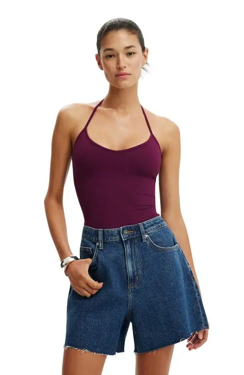 COTTON ON High Waisted '90s Denim Shorts With Raw Hems