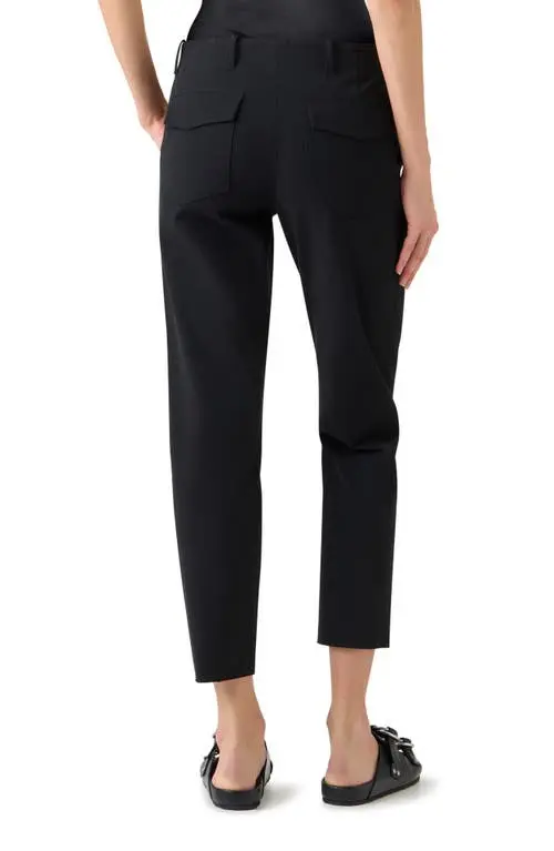 Akris Franco Stretch Cotton Gabardine Slim Ankle Pants