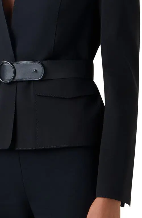 Akris Fitted Signature Jersey Blazer