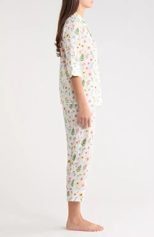 PAPINELLE Elodie Cotton Sateen Crop Pajamas