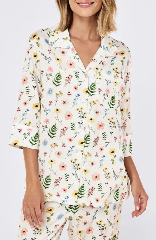 PAPINELLE Elodie Cotton Sateen Crop Pajamas