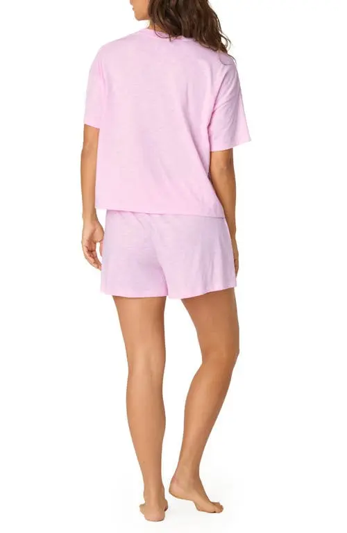 PJ Salvage Softee Cotton & Modal Short Pajamas - Tulip