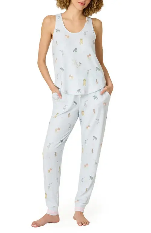 PJ Salvage Bark Park Peached Jersey Pajamas