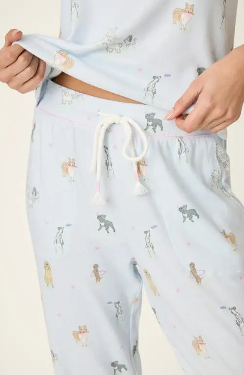 PJ Salvage Bark Park Peached Jersey Pajamas