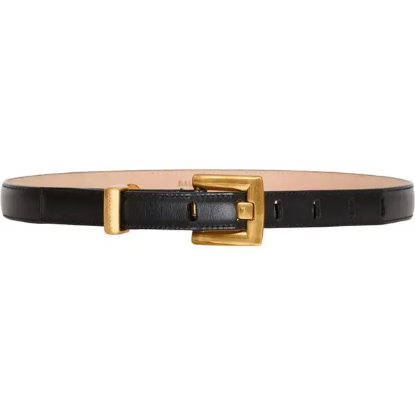 Balmain Anthem Belt In Calfskin