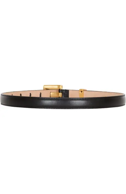 Balmain Anthem Belt In Calfskin