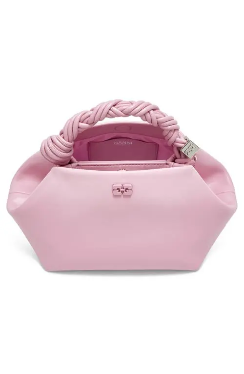GANNI Small Bouclette Top Handle Bag - Pink Nectar