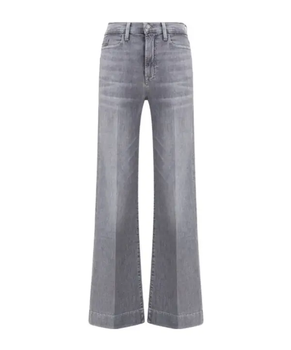 7 For All Mankind Modern Dojo Flare Jeans - Gray