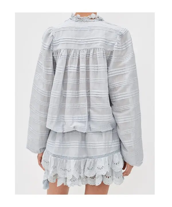 Isabel Marant Étoile Preya Ruffled Cotton Mini Dress
