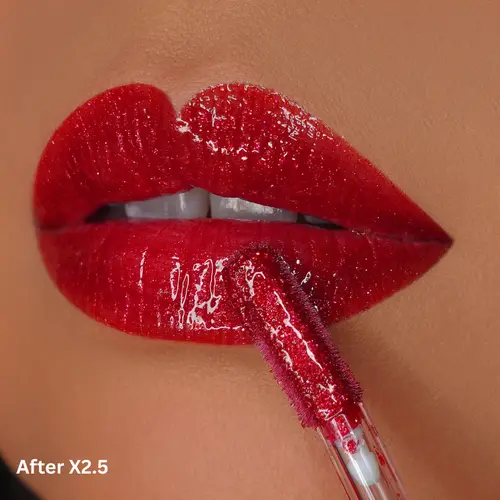 QUEEN COSMETICS Diamond Shimmer High Shine Lip Gloss - Cherry Pie