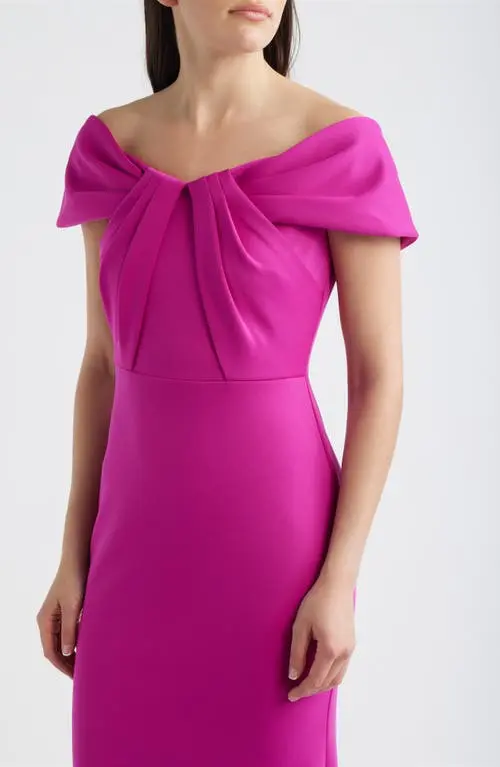 Eliza J Off-the-shoulder Mermaid Gown